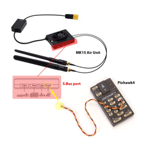 PIXHAWK TELEMETRY TO SIYI AIR UNIT UART CABLE | RC Delhi